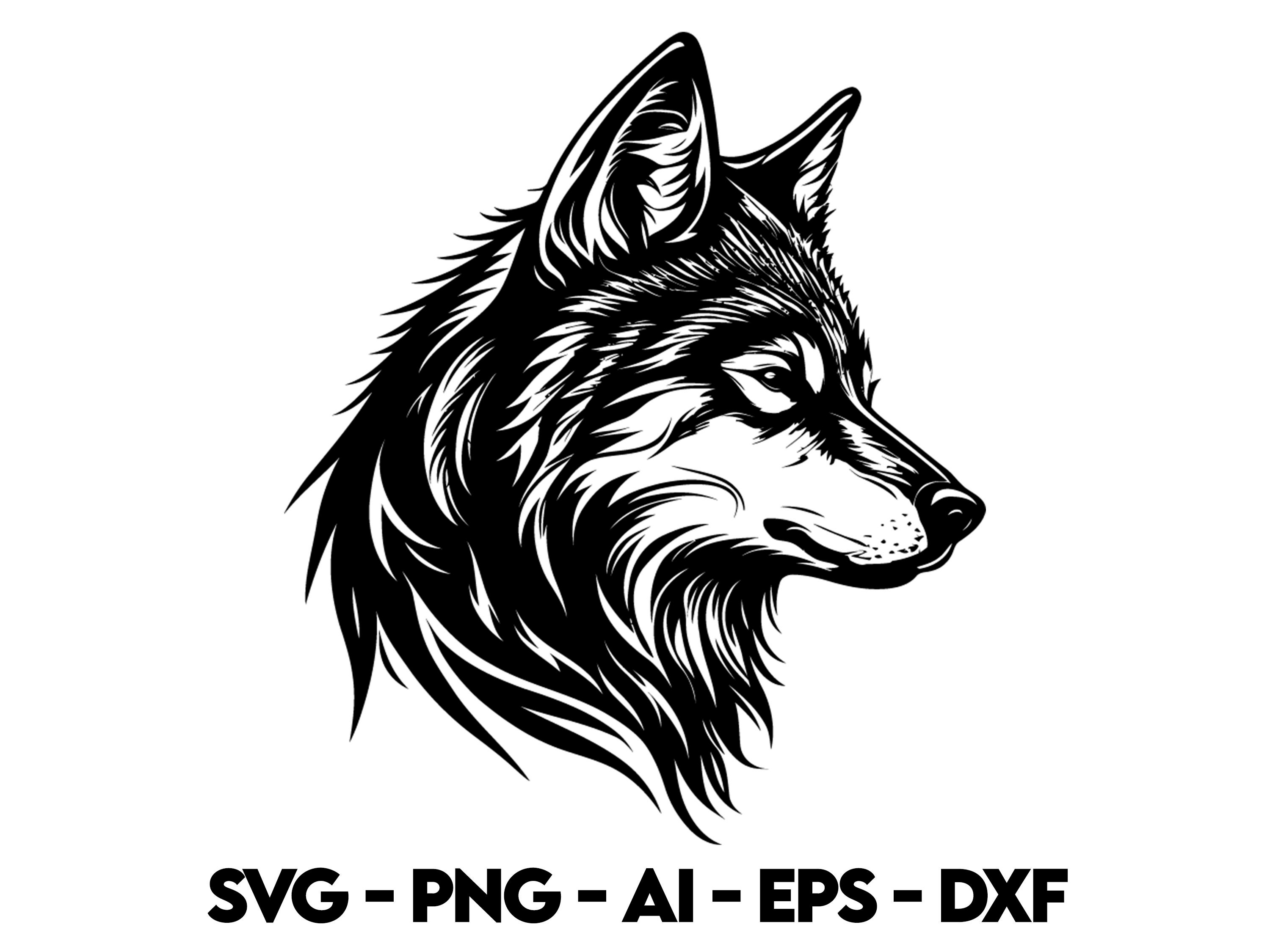 Lobo SVG PNG Clipart Lobos Archivos Svg para Cricut Camisa - Etsy México