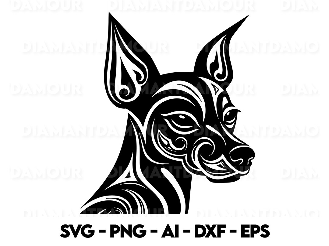 Miniature Pinscher SVG Miniature Pinscher Png Miniature - Etsy