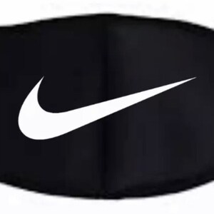 Nike Black Face Mask - Etsy