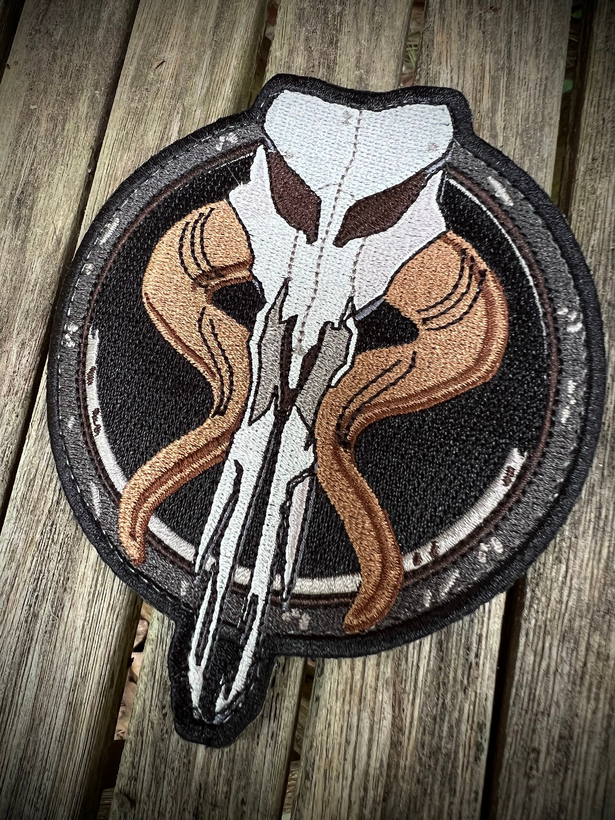 Mythosaur Embroidered Patch - Etsy