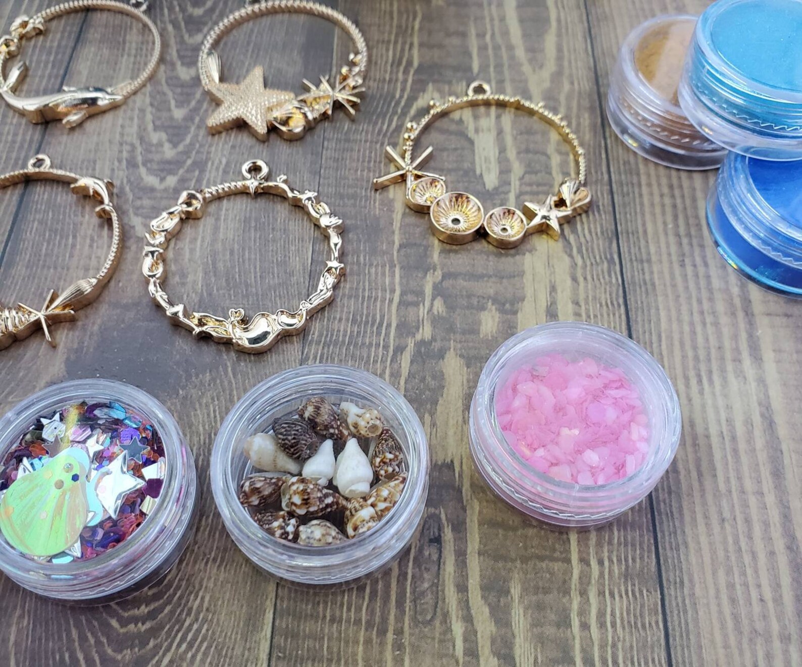 Resin Starter Kit Ocean Resin Kit Craft Kit Ocean Bezels - Etsy