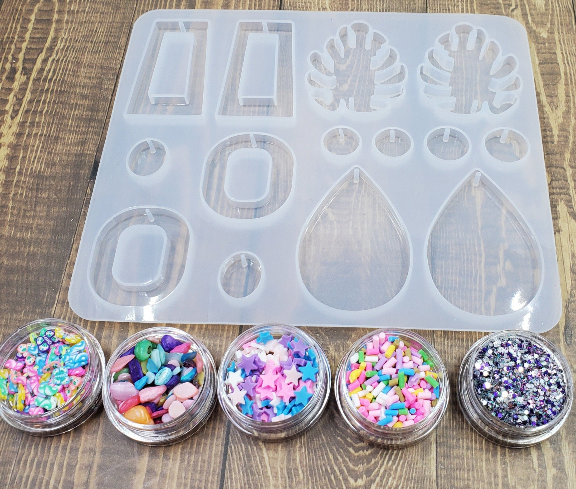 Resin Earring Molds Dangle Earring Molds Teardrop Earring | Etsy