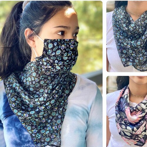 Silk Cloth Mask LUXURY SILK Face Mask Women Silk Mask Dusty | Etsy