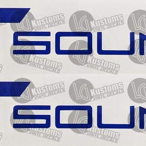 CT Sounds Car Audio Logo (2) Vinyl Decals - Free Upgraded Shipping and ...