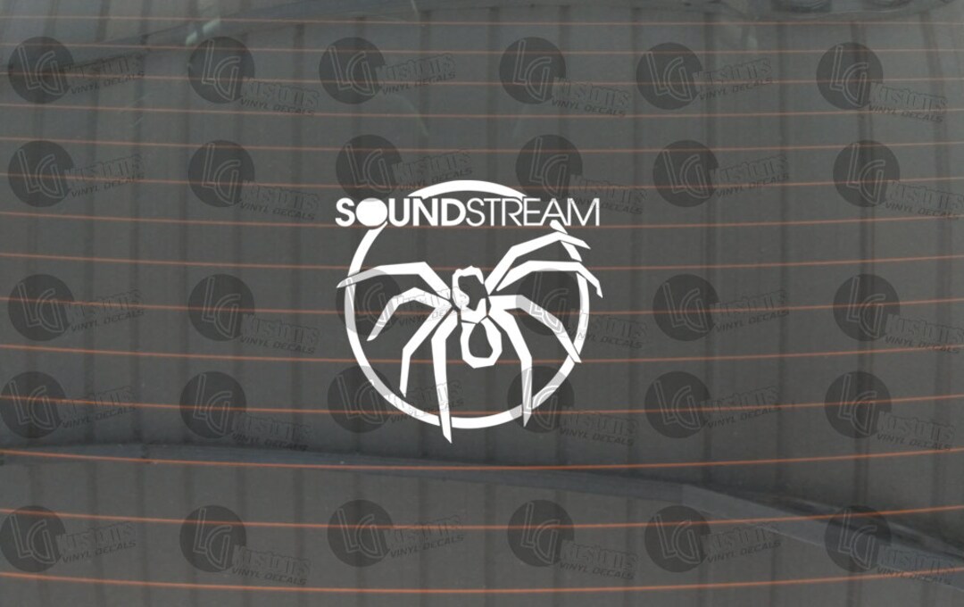 Soundstream Audio Tarantula Car Audio Logo Vinyl Decal for Window/case ...