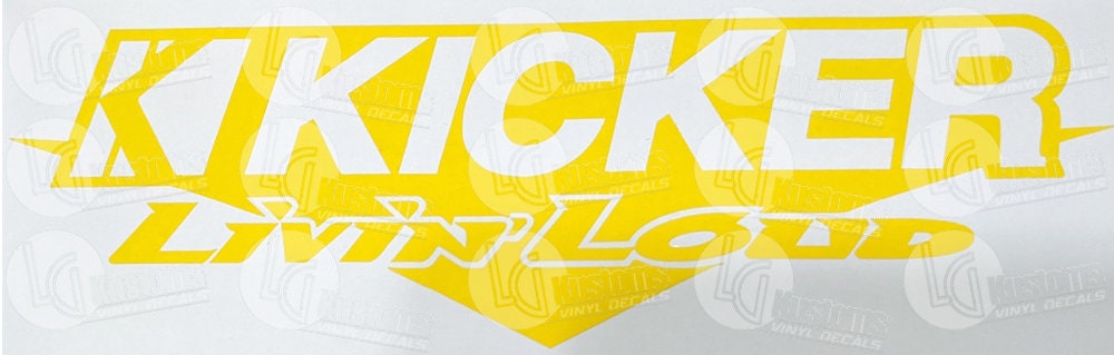Kicker Logo Sticker