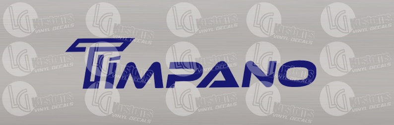 Timpano Audio Car Audio Logo Vinyl Decal for Window/case and - Etsy