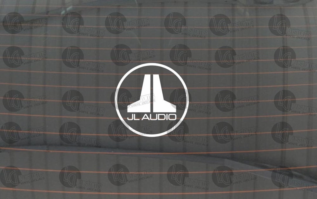JL Audio Car Audio Logo Vinyl Decal for Window/case and Many - Etsy