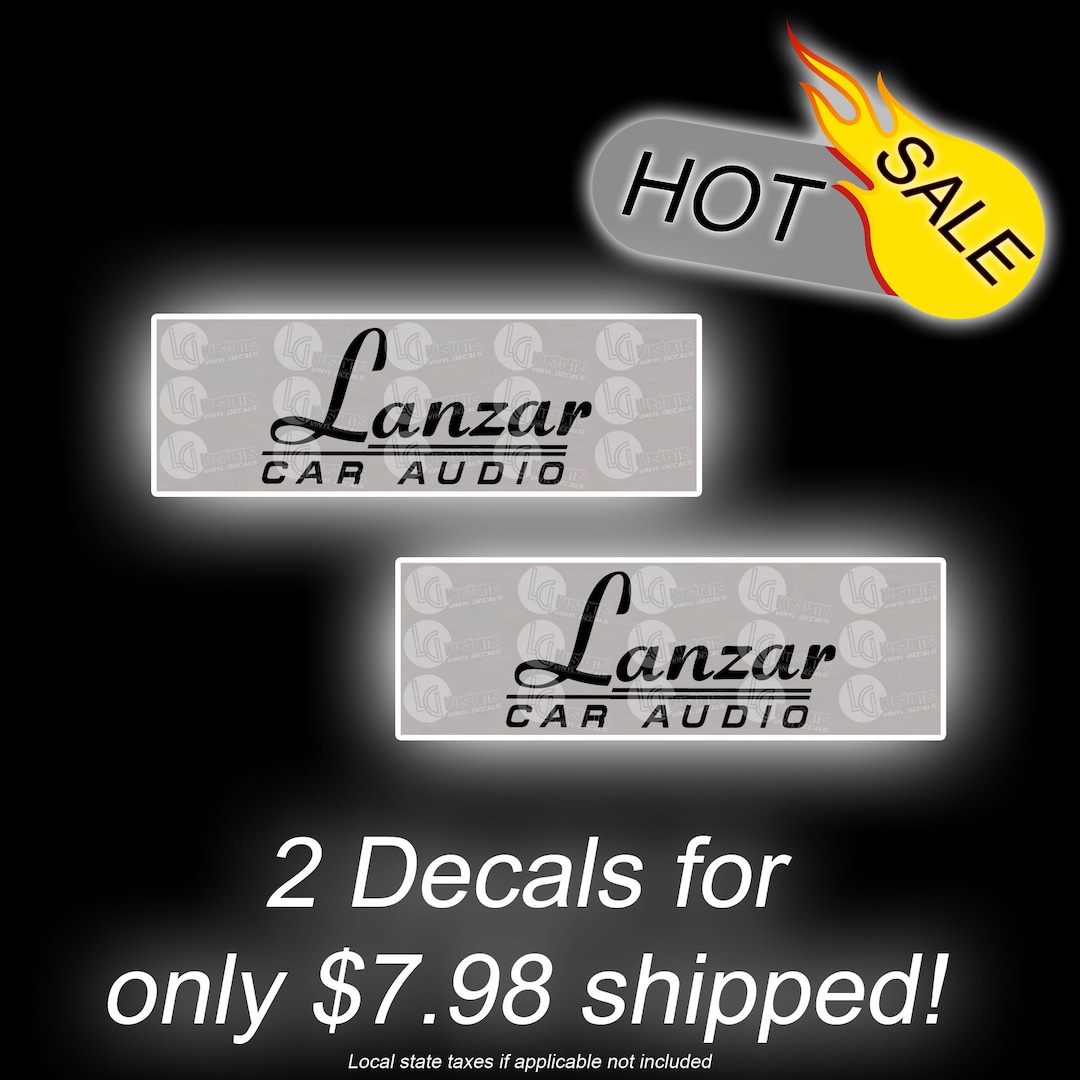 Lanzar Car Audio Car Audio Logo 2 Vinyl Decal for Window/case and Many ...