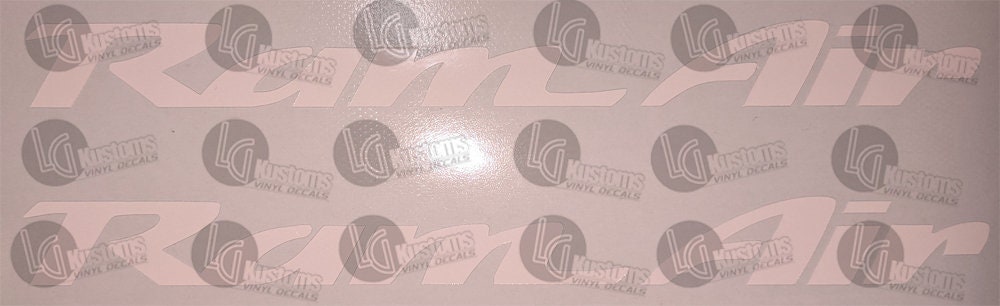 Ram Air Decals 2 1997-2002 Trans Am Firebird WS6 Pontiac | Etsy