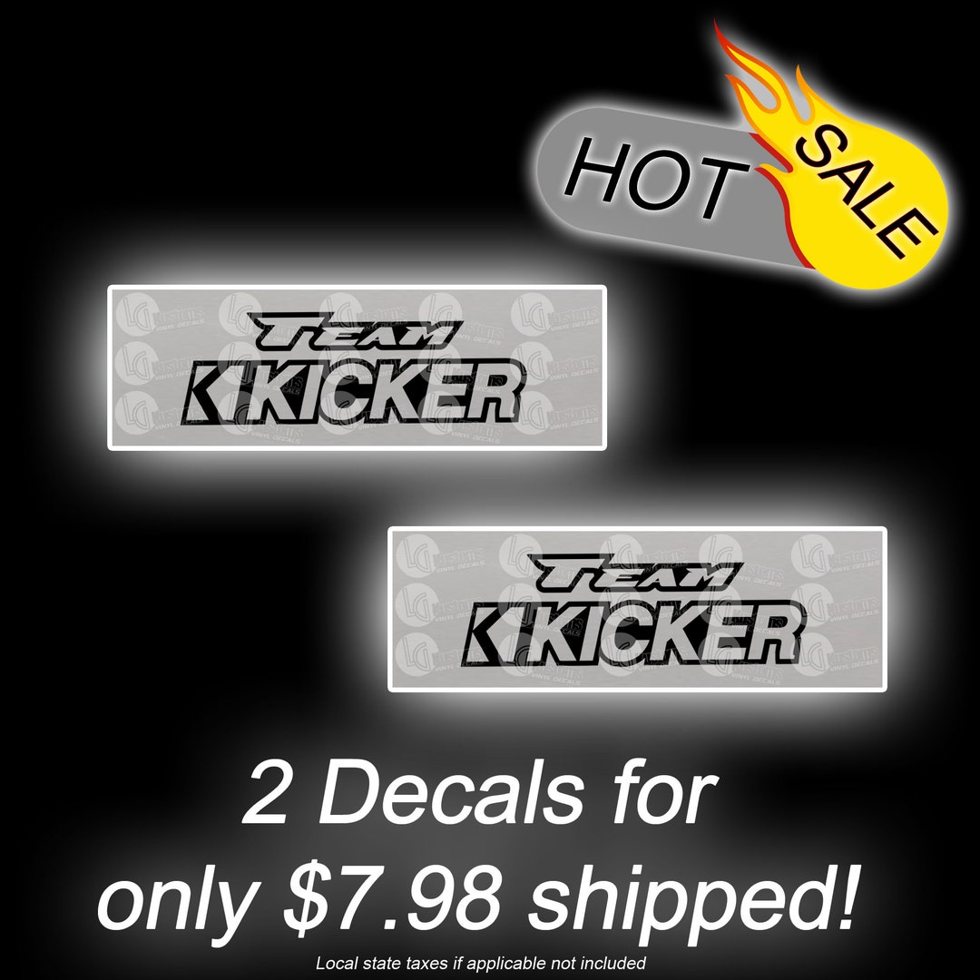 Team Kicker Car Audio Logo 2 Vinyl Decal for Window/case and Many Other ...