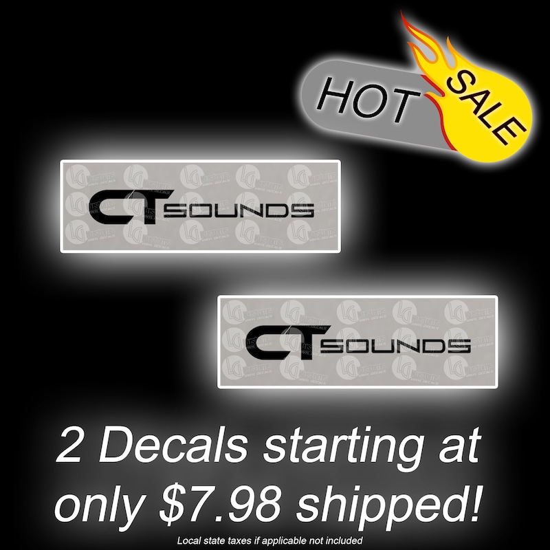 Sound System Decals - Etsy