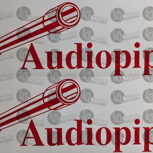 Audiopipe Car Audio Logo (2) Vinyl Decals - Free Upgraded Shipping and ...