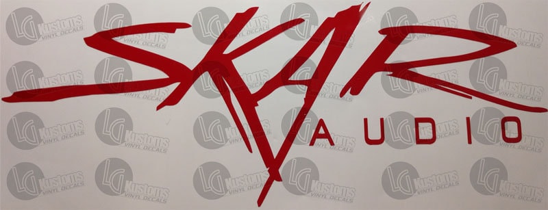 Skar Audio Car Audio Logo Vinyl Decal for Window/case and Many - Etsy ...