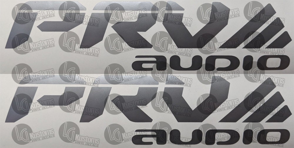 PRV Audio Car Audio Logo Vinyl Decals - 2 Pack - REAL USPS Tracking ...