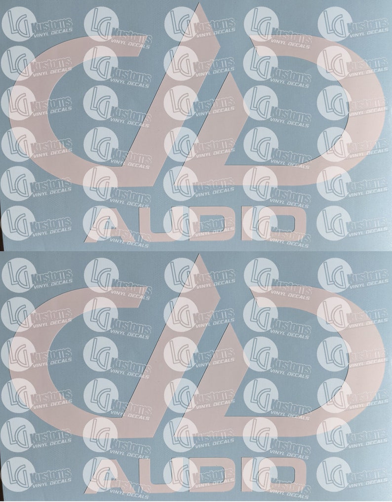 DD Audio Car Audio Logo Vinyl Decals - 2 Pack - REAL USPS Tracking ...