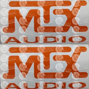 MTX Audio Car Audio Logo (2) Vinyl Decals - Free Upgraded Shipping and ...