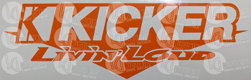 Kicker Logo Sticker