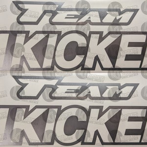 Team Kicker Car Audio Logo (2) Vinyl Decal - Free Upgraded Shipping and ...