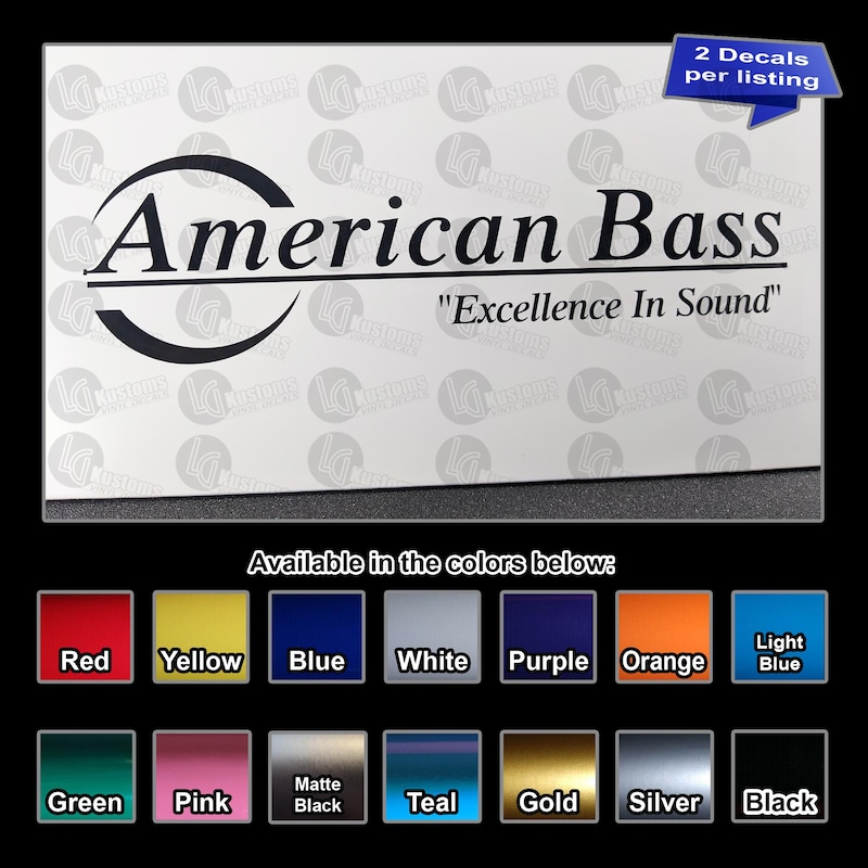 American Decal - Etsy