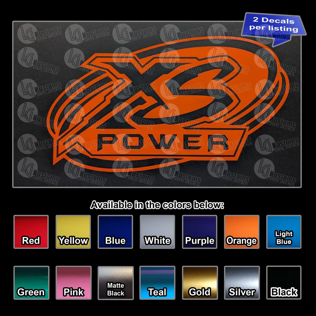 XS Power Car Audio Batteries Lithium Vinyl Decals - 2 Pack - REAL USPS ...