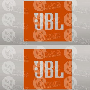 JBL Audio Car Audio Logo (2) Vinyl Decals - Free Upgraded Shipping and ...