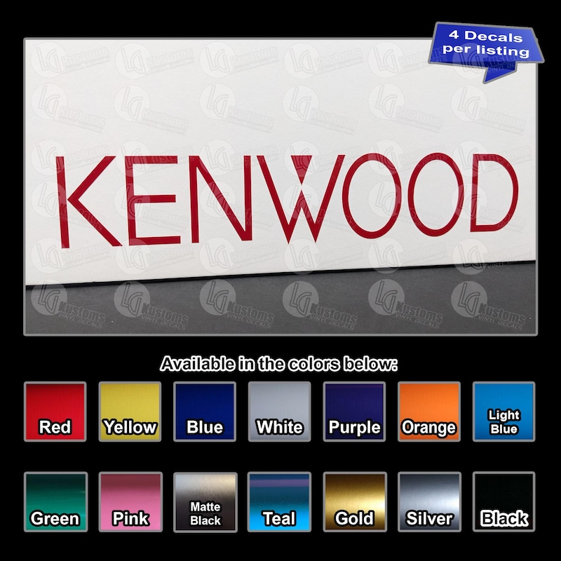 Kenwood Car Stereo - Etsy
