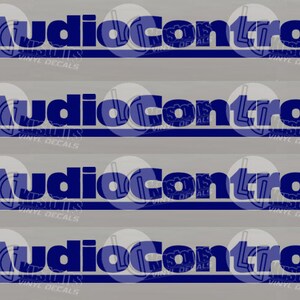 Audiocontrol Car Audio Logo (4) Vinyl Decals - Free Upgraded Shipping ...