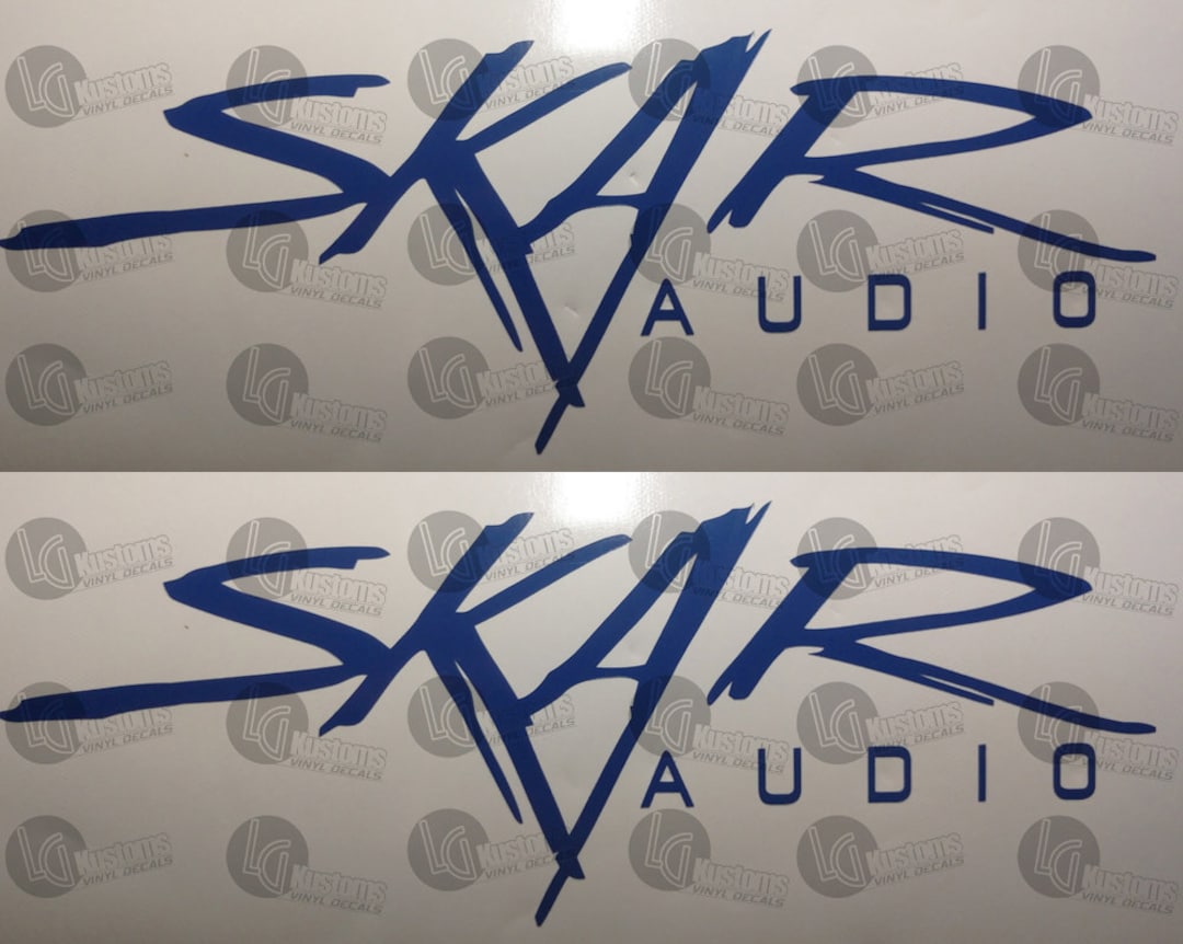 Skar Audio Car Audio Logo 2 Vinyl Decals Free Upgraded Shipping and ...