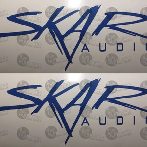 Skar Audio Car Audio Logo (2) Vinyl Decals - Free Upgraded Shipping and ...