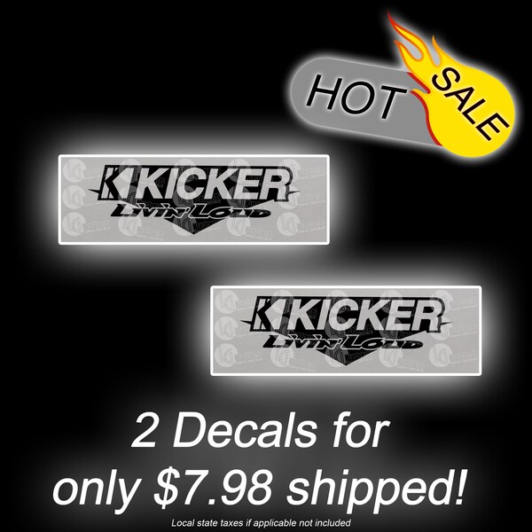Kicker Decals - Etsy