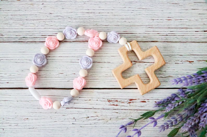 Silicone Baby Rosary – Catholic Sensory Toy, Baptism Gift - Etsy