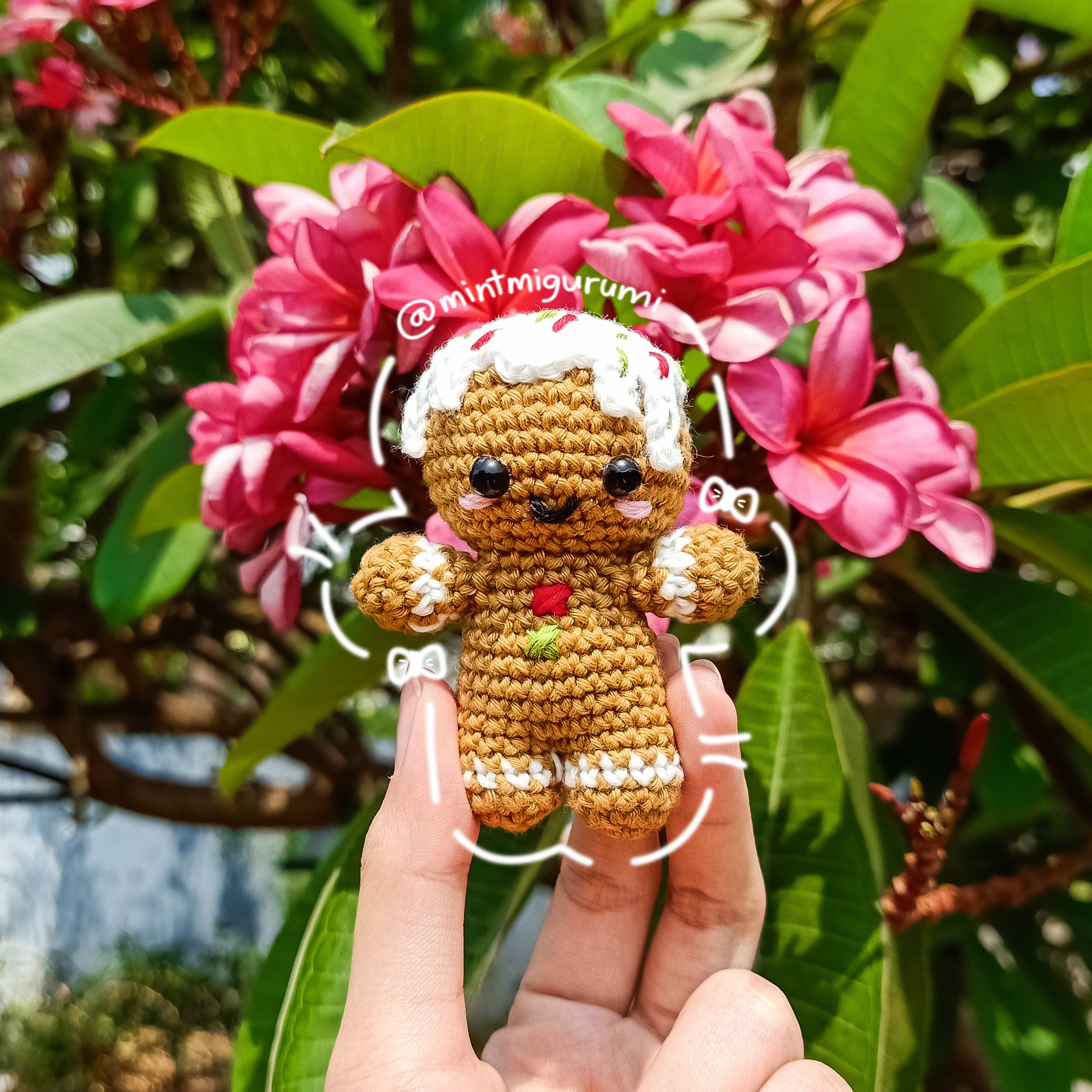 PDF CROCHET PATTERN Gingerbread Man Chef Version Amigurumi - Etsy