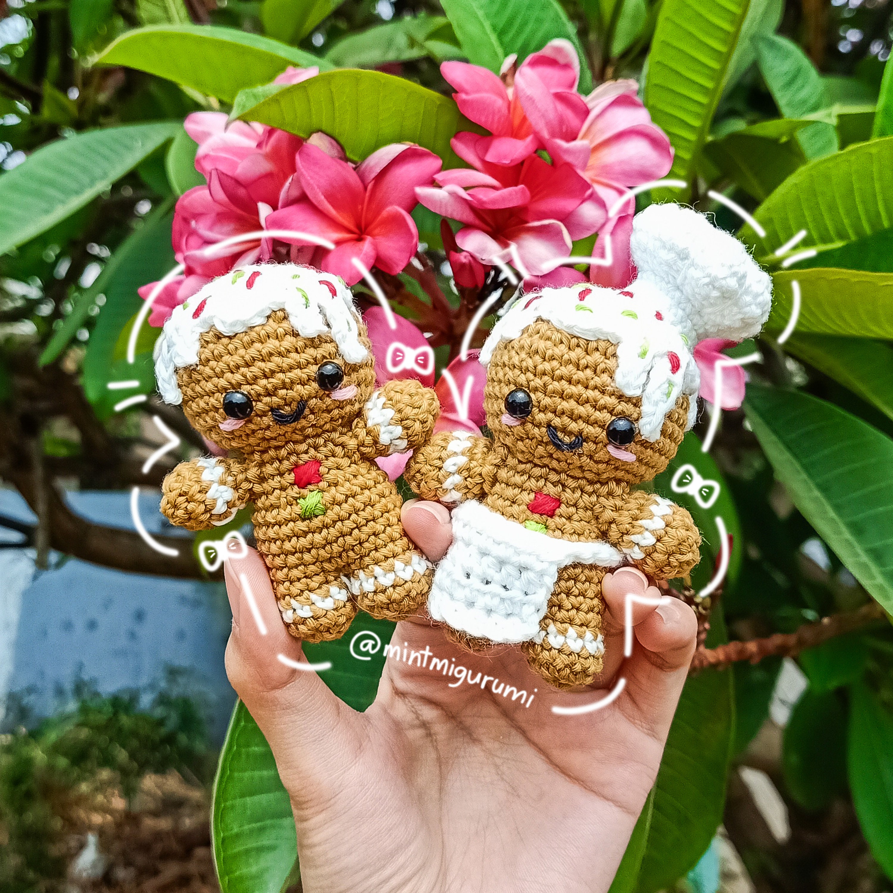 PDF CROCHET PATTERN Gingerbread Man Chef Version Amigurumi - Etsy