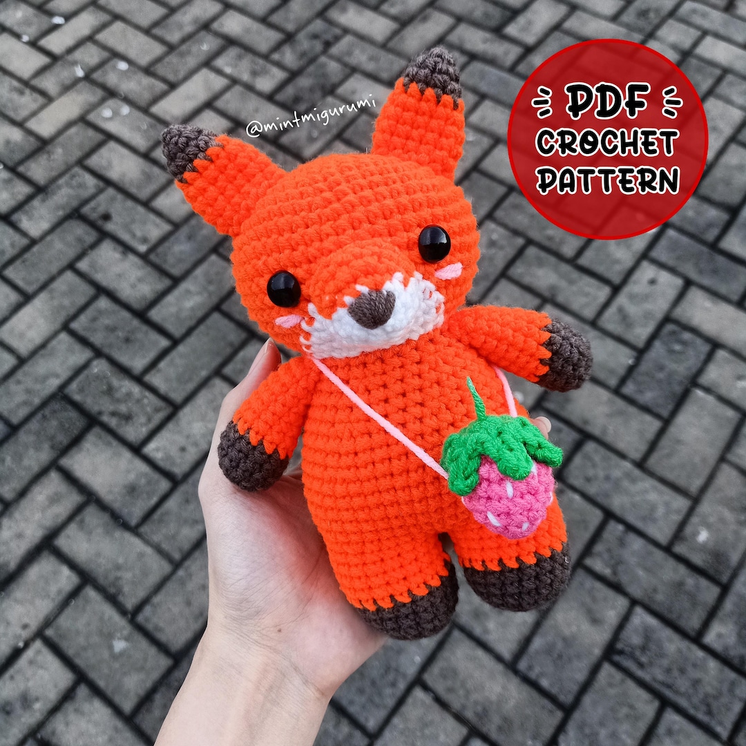 Crochet Foxy the Fox Amigurumi Pattern - (PDF Pattern) - Etsy