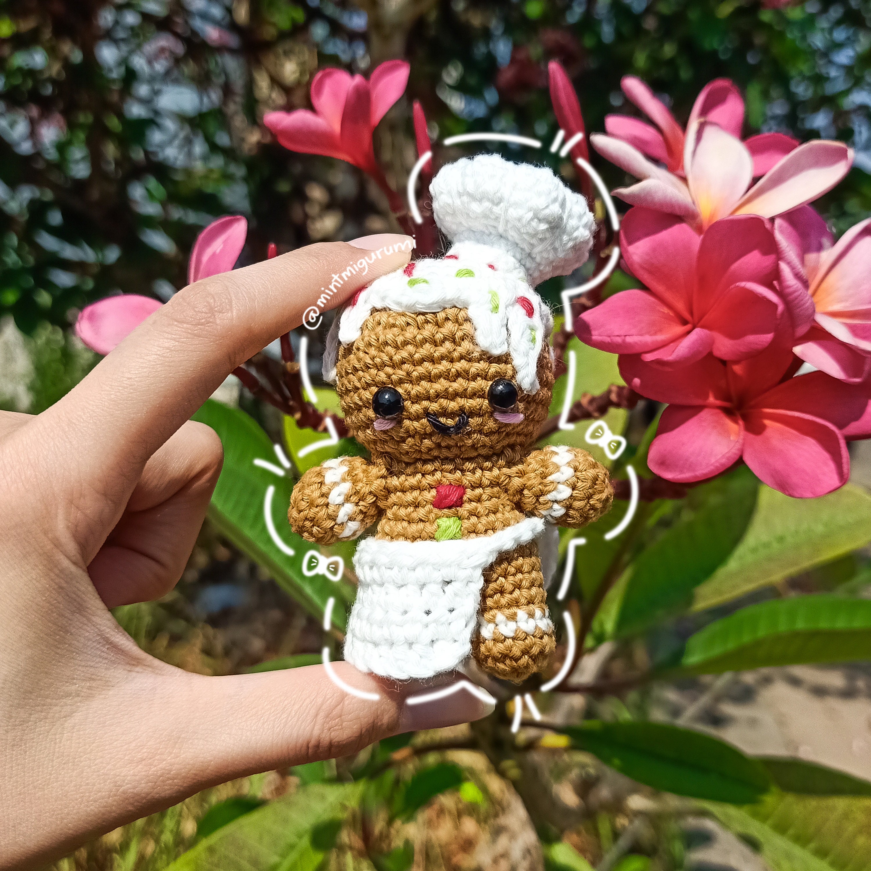 PDF CROCHET PATTERN Gingerbread Man Chef Version Amigurumi - Etsy
