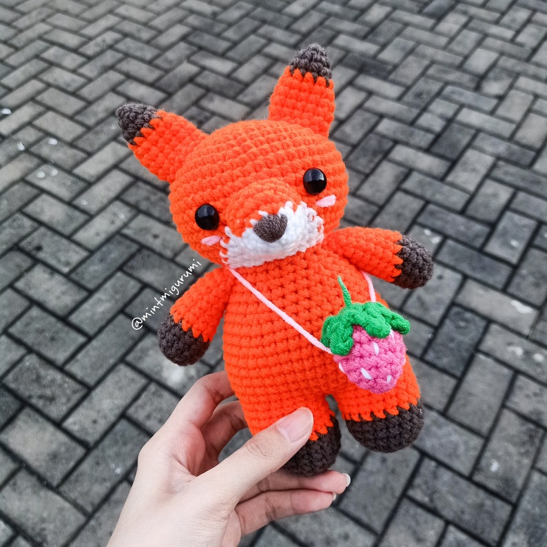 Crochet Foxy the Fox Amigurumi Pattern - (PDF Pattern) - Etsy