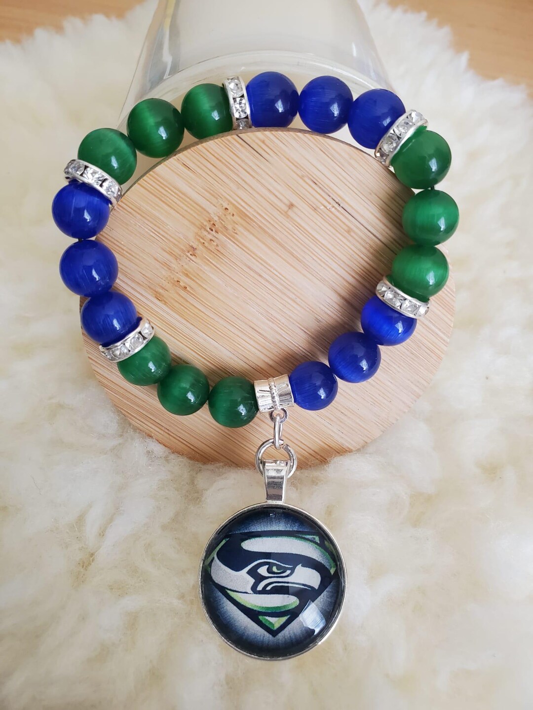 Seahawk Eye View Bracelet - Etsy