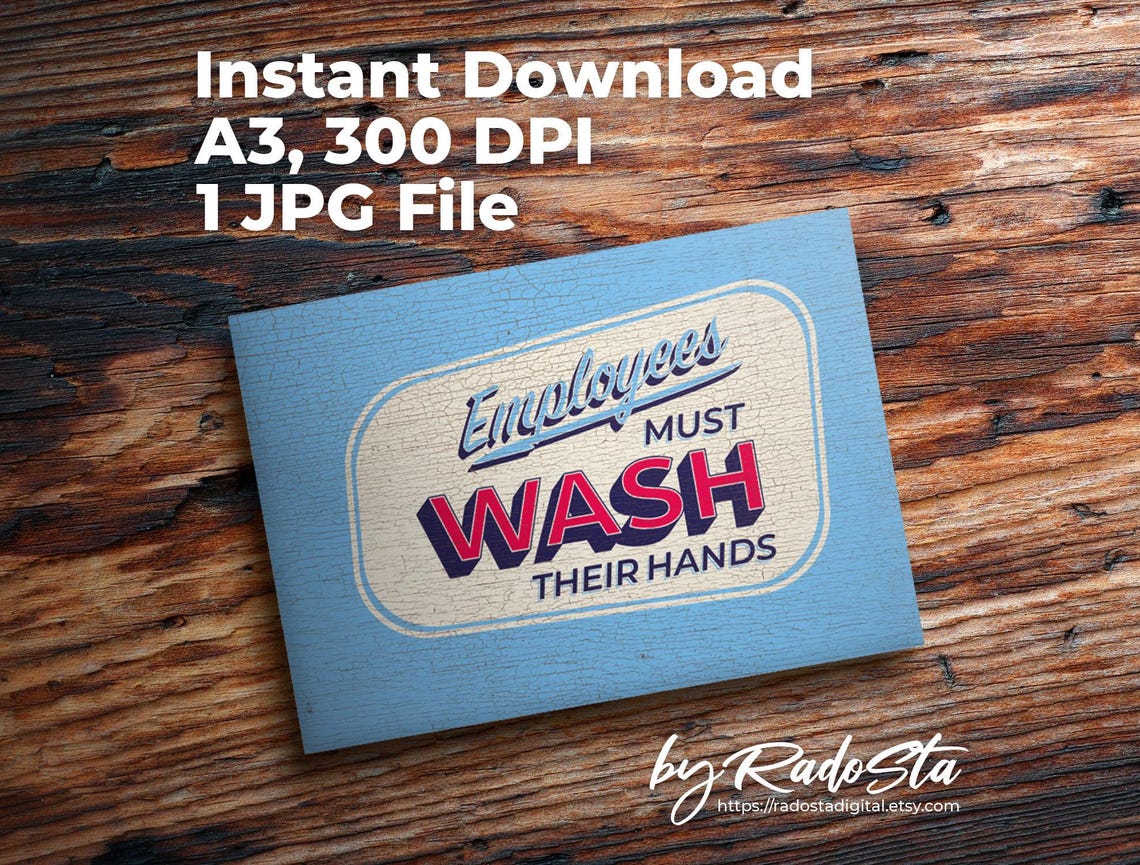 Printable Informative Signs Suitable for Various Environments Instant ...