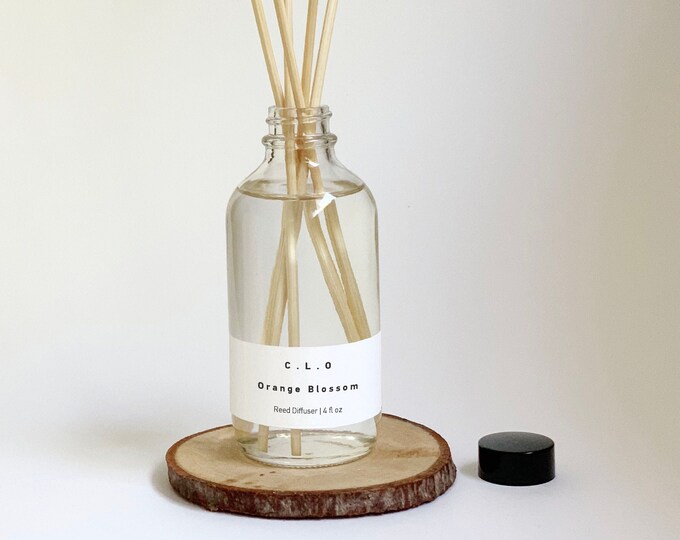 Orange Blossom Reed Diffuser | Handmade | Scented Diffuser Gift | Vegan ...