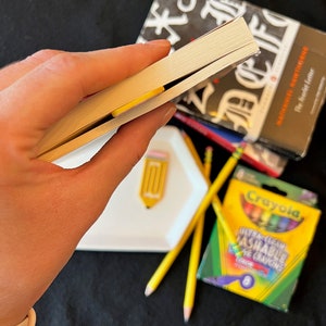 Pencil Clay Bookmark, Pencil Bookmark, Teacher Bookmark, Teacher ...