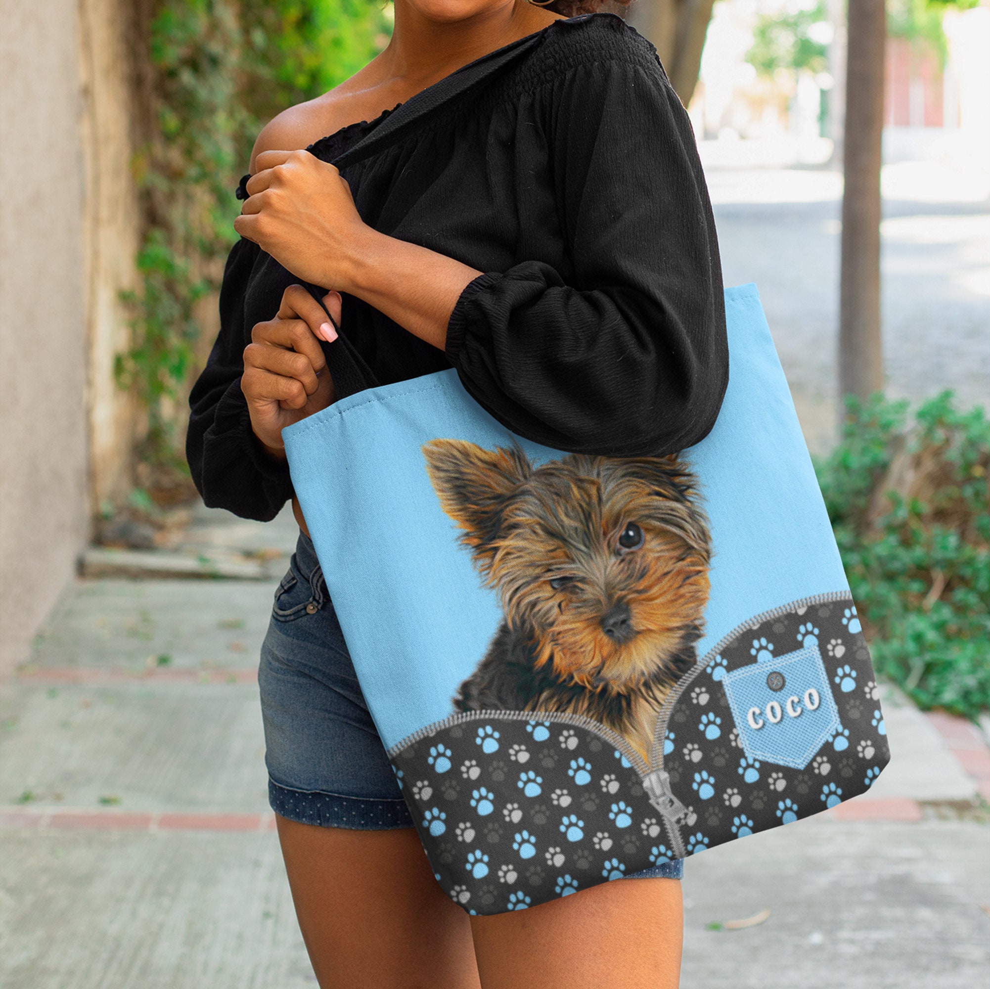 Custom Dog Mom Gift Personalized Pet Bag Custom Pet Bag - Etsy