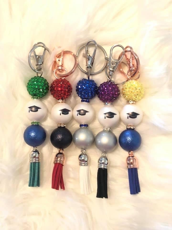 Graduation Cap Keychain - Etsy