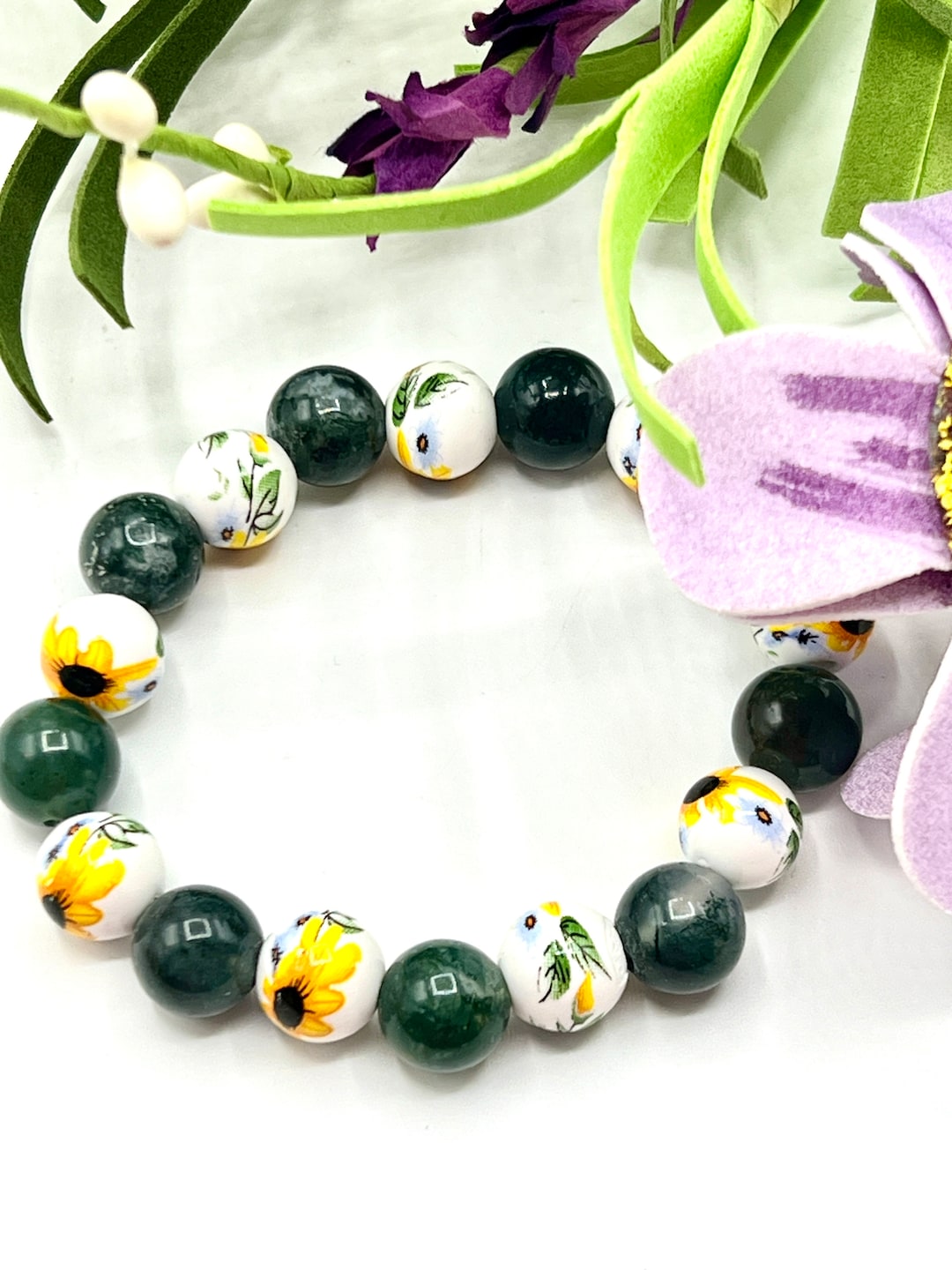 Jade Healing Crystal Bracelet Supports Kidney, Diabetes and Bladder ...