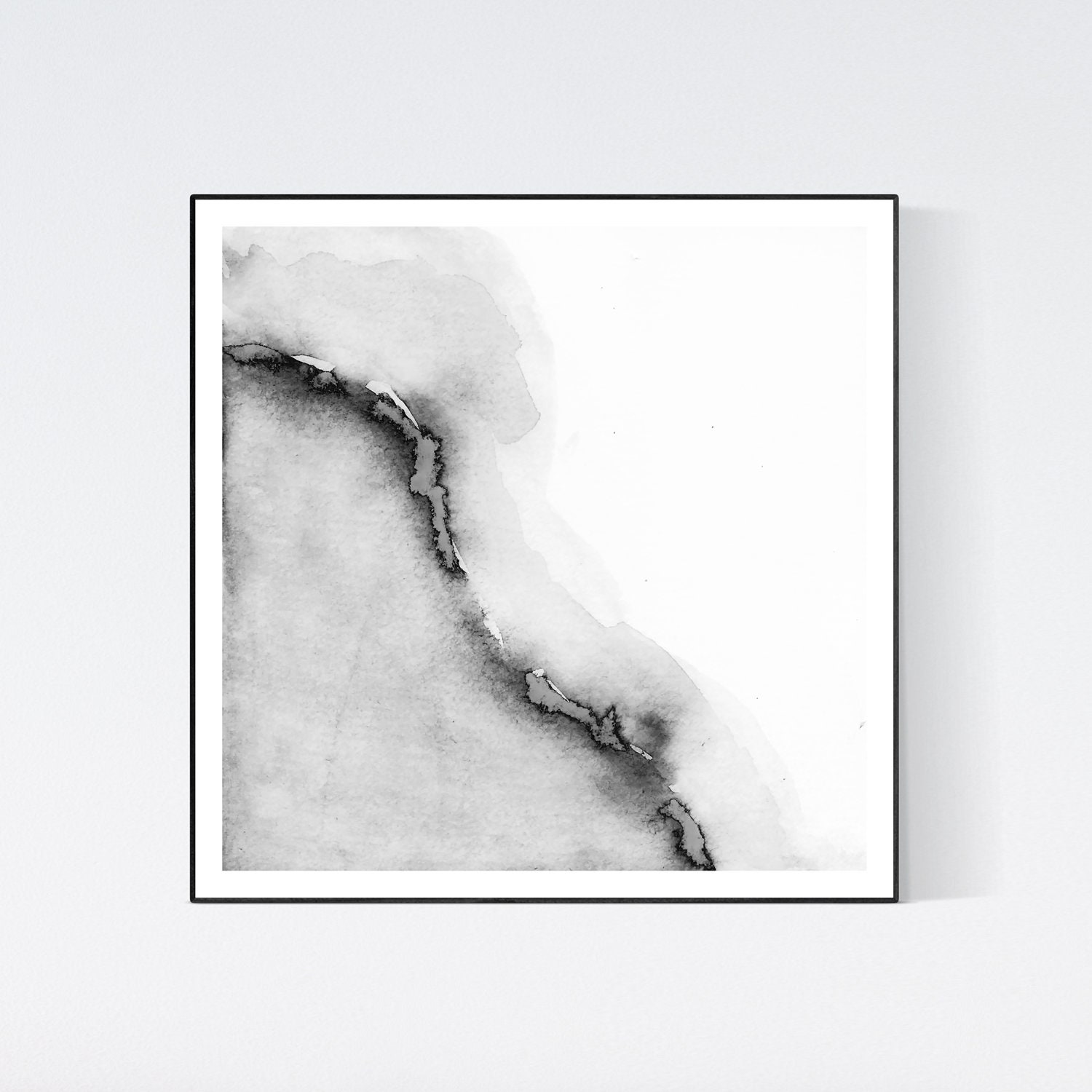 Printable Wall Art, Watercolor Wall Art, Art Print, Black and White Art ...