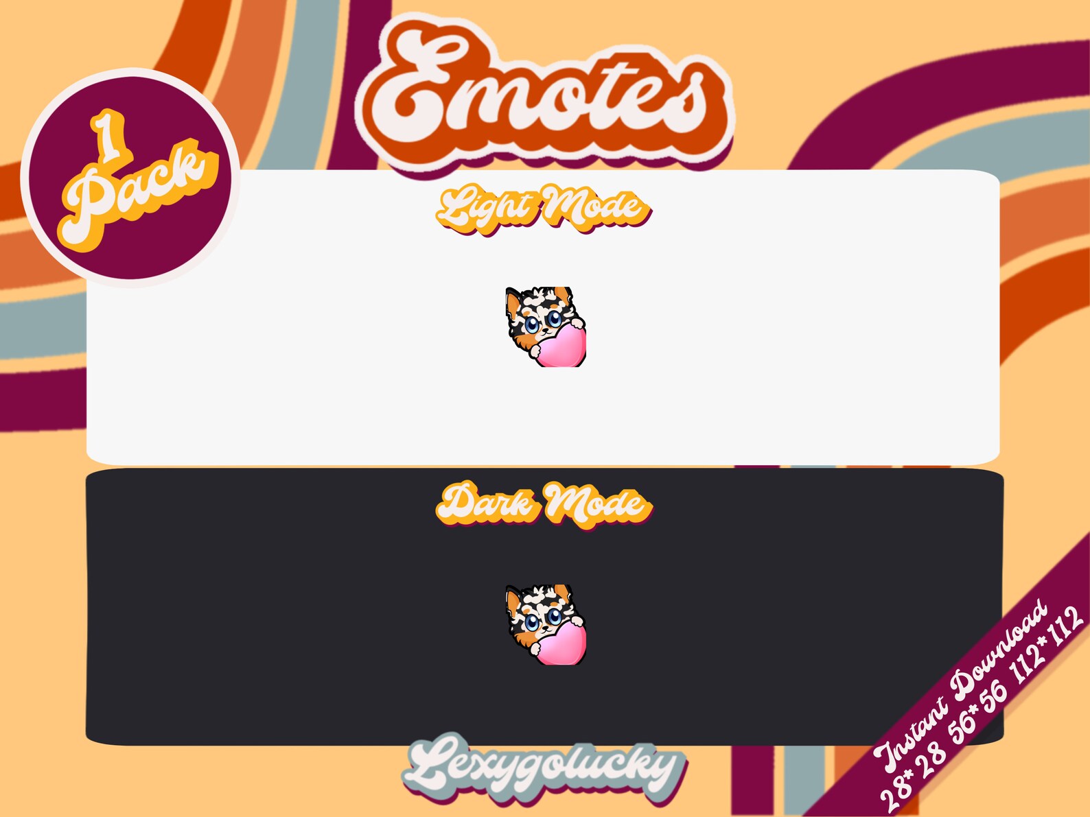 Dog Emote | Twitch Emote | One Pack | Digital File | Instant Download ...
