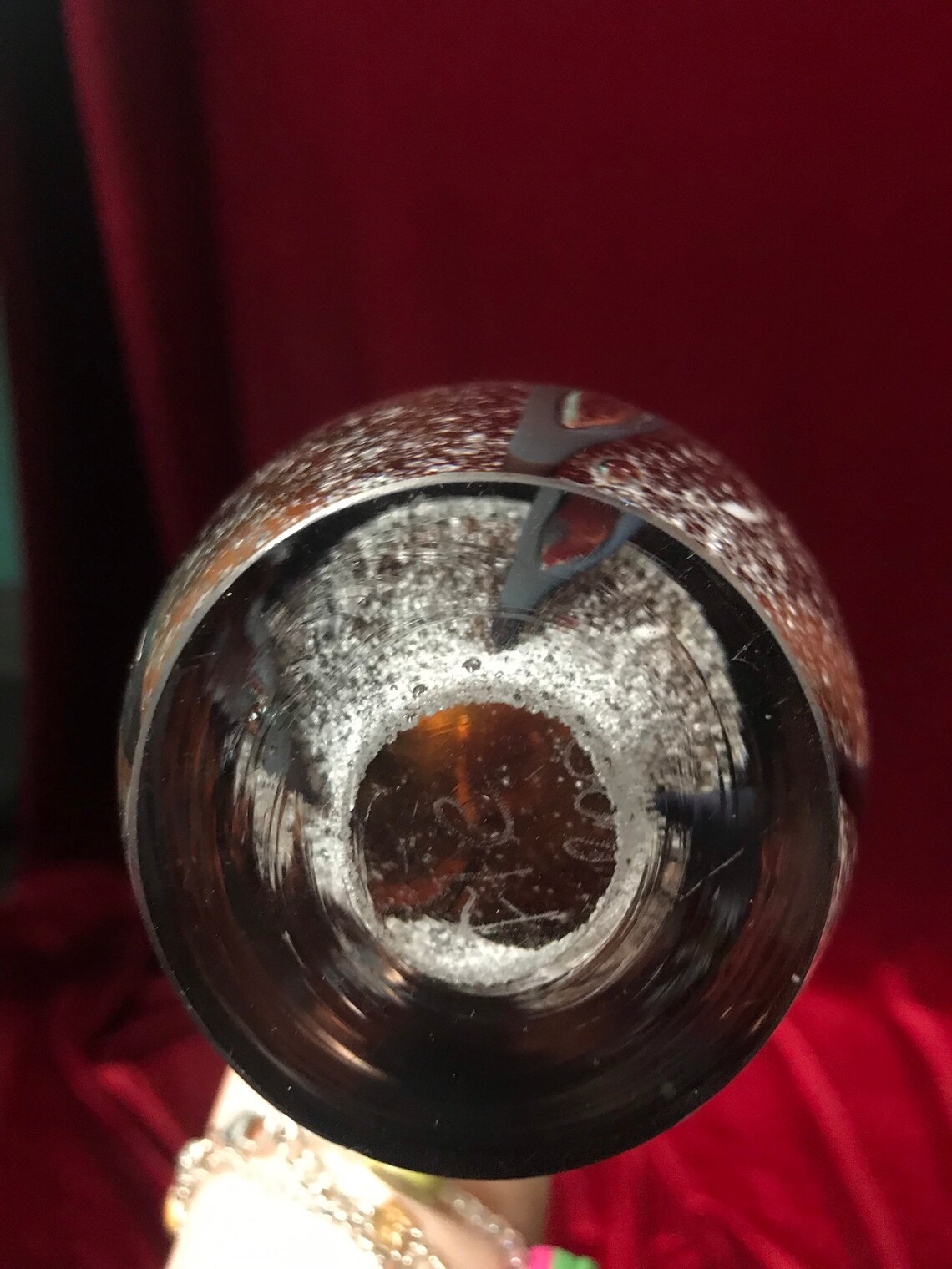 Hand made unique crystal glass vase Poland signed by polish | Etsy