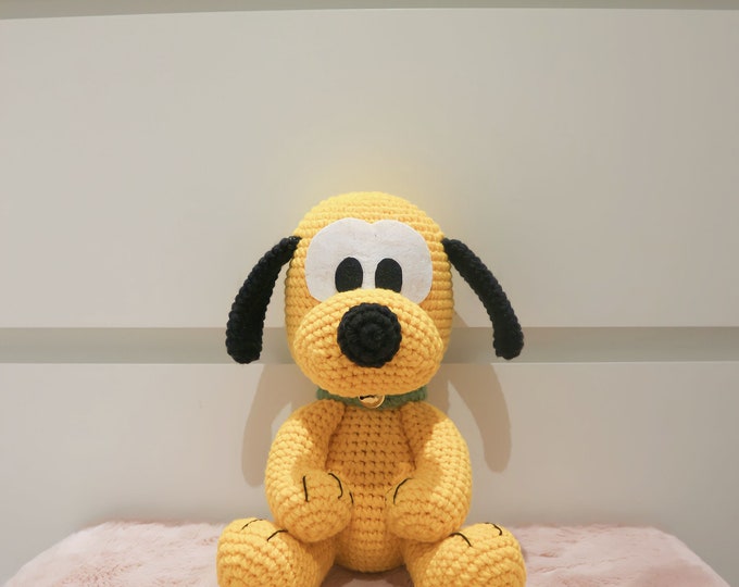 Amigurumi Pluto Disney Plush Pluto in Wool Handmade Ideal for Gift Idea 2 Sizes to Choose From ...