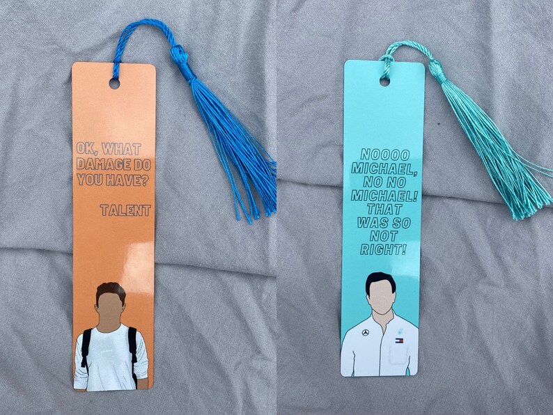 Formula 1 Bookmarks F1 Bookmark Formula 1 Driver Bookmark - Etsy UK
