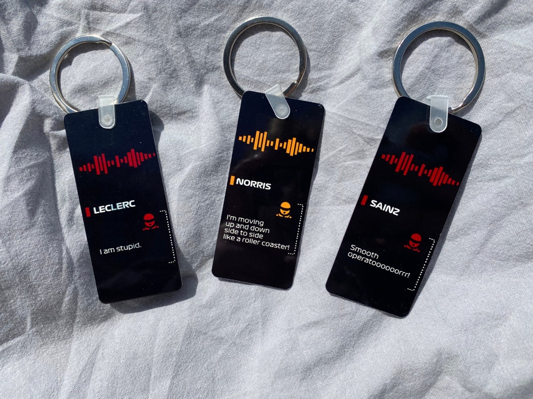 Formula 1 Board Radio Keychain F1 Keychain Formula 1 Keychain Board ...